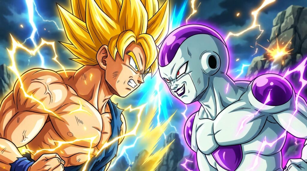 Freezer face à Goku en Super Saiyan : la scène mythique qui a ...